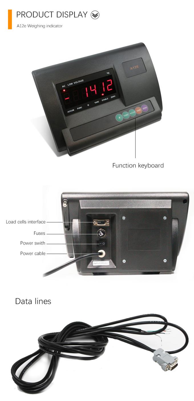 Digital Floor Weighing Scale Indicator Truck Scale Indicator Yaohua