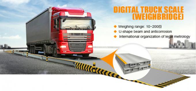 Electronic Commercial Truck Scales Heavy Duty 70 Ton With Digital Load ...