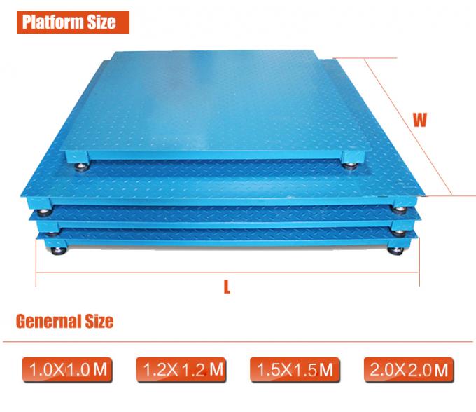 Heavy Duty Electronic Platform Weighing Scale 1000KG To 5000KG Auto - Off