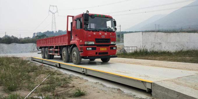 High Precision 100 Ton Type Digital Truck Scales , Truck Weighing Systems