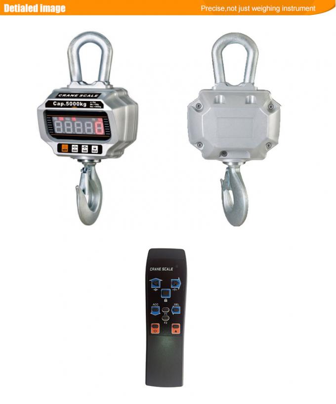 1 To 5 Ton Hook Weighing Scale , Hook Weight Machine OCS-T Remote Control