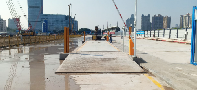 Industrial Electronic 3x16m 100T Truck Scale Weighbridge